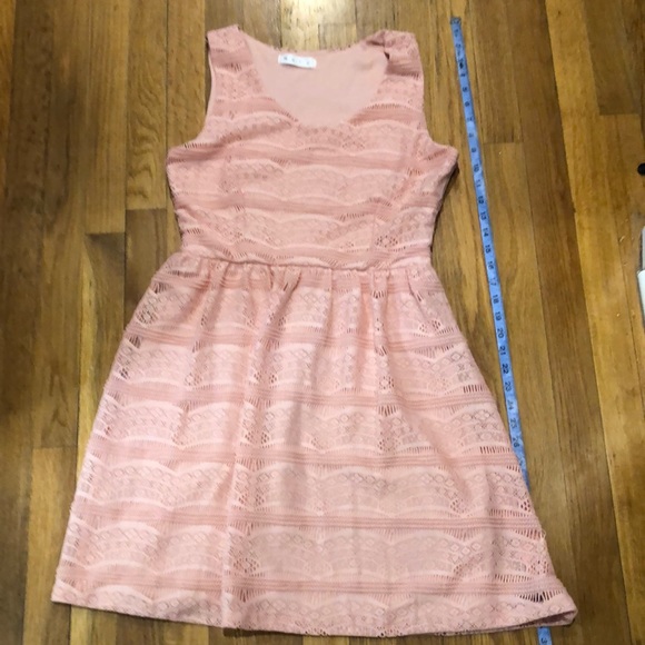 Maru | Dresses | Bogo Pink Fit And Flare Dress | Poshmark